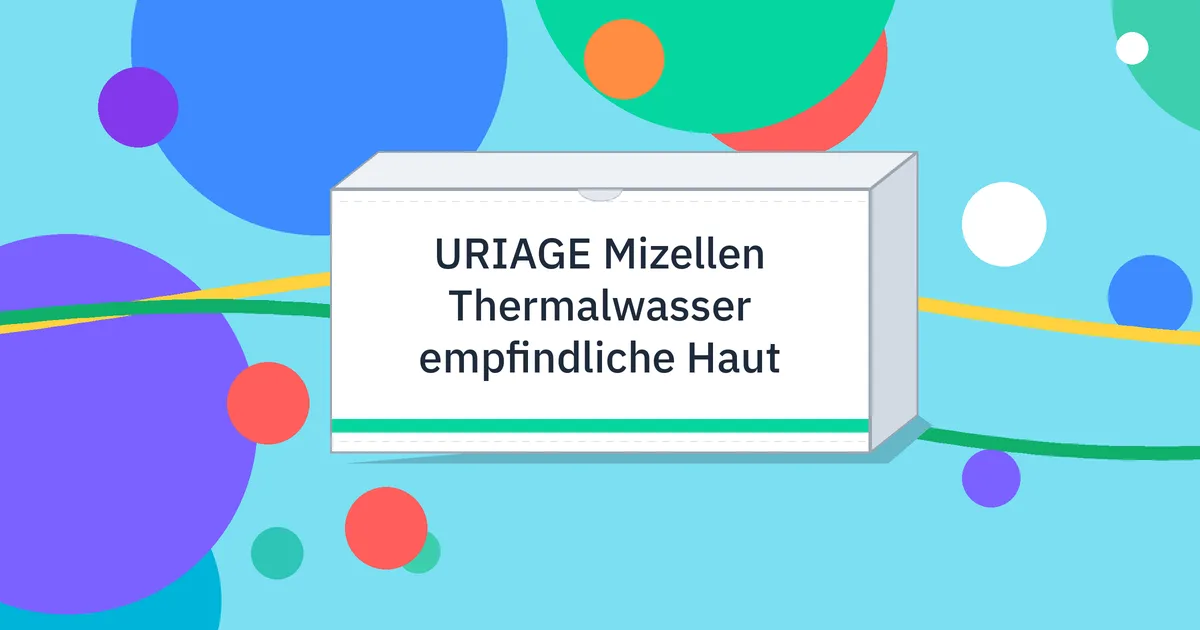 Symbolbild: Packung mit der Aufschrift URIAGE Mizellen Thermalwasser empfindliche Haut (PZN 17181951) – Verfügbarkeit und Bezug in Apotheken in Frankfurt am Main