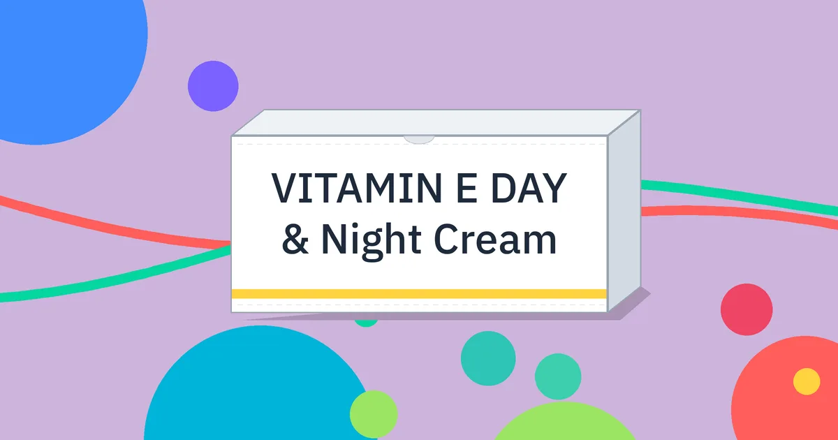 Symbolbild: Packung mit der Aufschrift VITAMIN E DAY & Night Cream (PZN 03670468) – Verfügbarkeit und Bezug in Apotheken in Frankfurt am Main