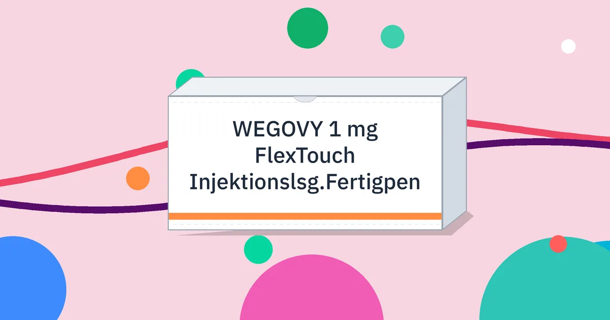 Symbolbild: Packung mit der Aufschrift WEGOVY 1 mg FlexTouch Injektionslsg.Fertigpen (PZN 19515764) – Verfügbarkeit und Bezug in Apotheken in Frankfurt am Main