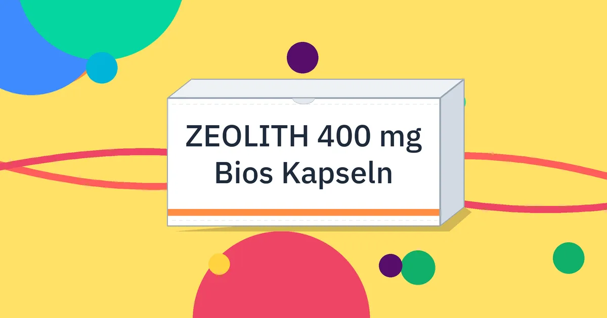 Symbolbild: Packung mit der Aufschrift ZEOLITH 400 mg Bios Kapseln (PZN 08430504) – Verfügbarkeit und Bezug in Apotheken in Frankfurt am Main