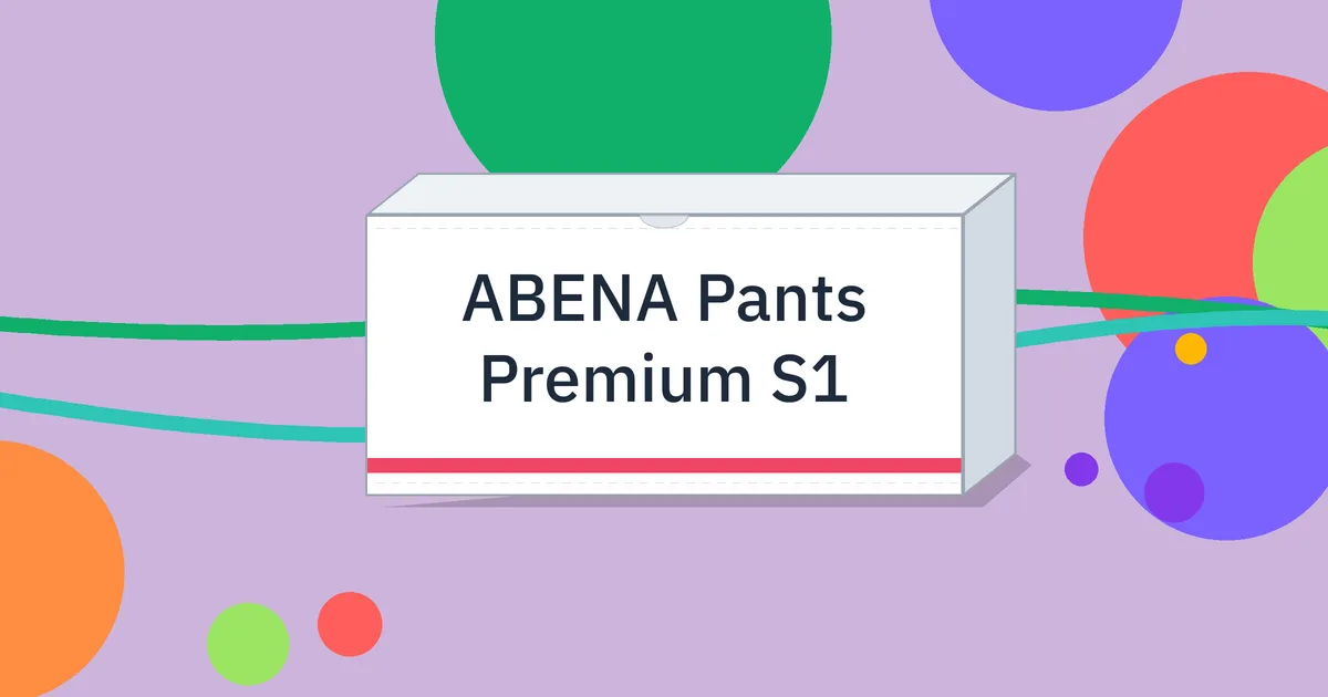 Symbolbild: Packung mit der Aufschrift ABENA Pants Premium S1 (PZN 17456997) – Verfügbarkeit und Bezug in Apotheken in Frankfurt am Main