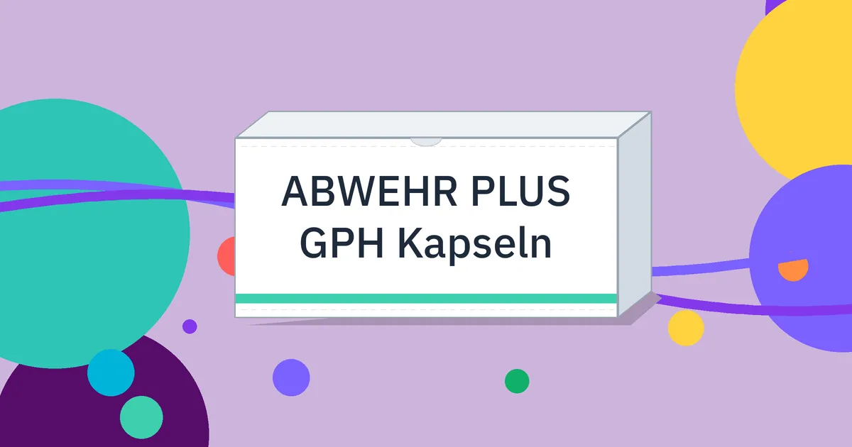 Symbolbild: Packung mit der Aufschrift ABWEHR PLUS GPH Kapseln (PZN 10554946) – Verfügbarkeit und Bezug in Apotheken in Frankfurt am Main