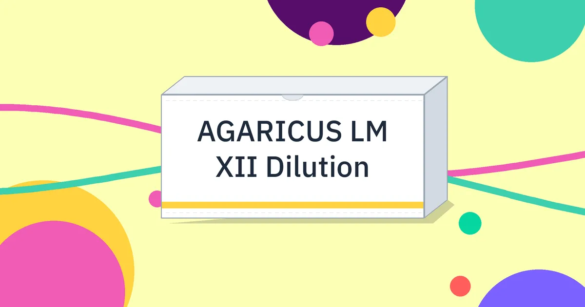 Symbolbild: Packung mit der Aufschrift AGARICUS LM XII Dilution (PZN 04491006) – Verfügbarkeit und Bezug in Apotheken in Frankfurt am Main