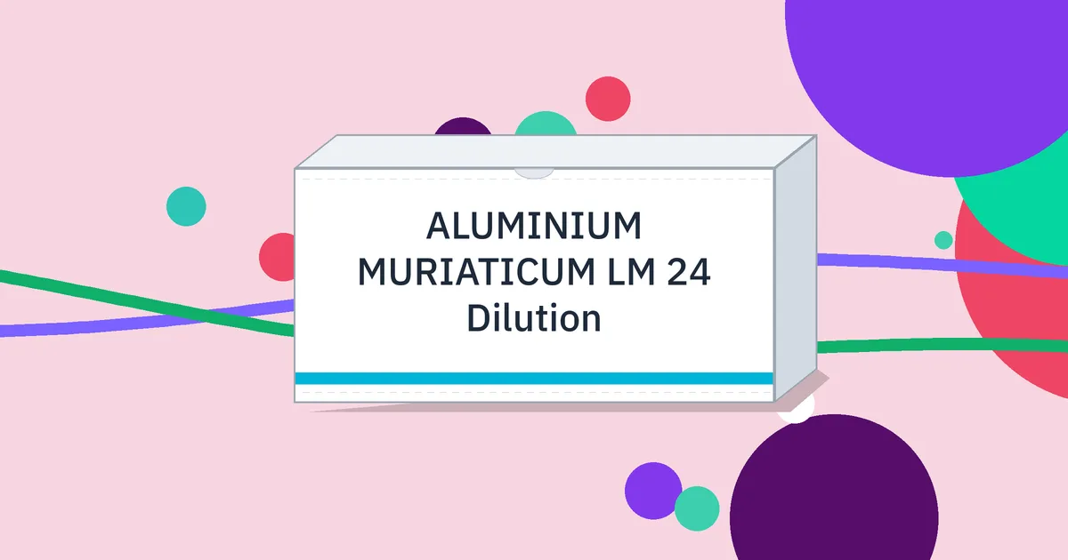 Symbolbild: Packung mit der Aufschrift ALUMINIUM MURIATICUM LM 24 Dilution (PZN 13316868) – Verfügbarkeit und Bezug in Apotheken in Frankfurt am Main