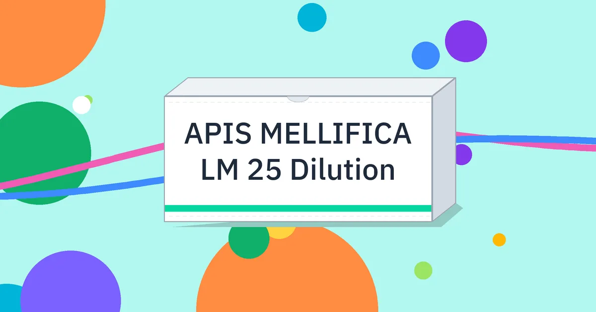 Symbolbild: Packung mit der Aufschrift APIS MELLIFICA LM 25 Dilution (PZN 12765239) – Verfügbarkeit und Bezug in Apotheken in Frankfurt am Main