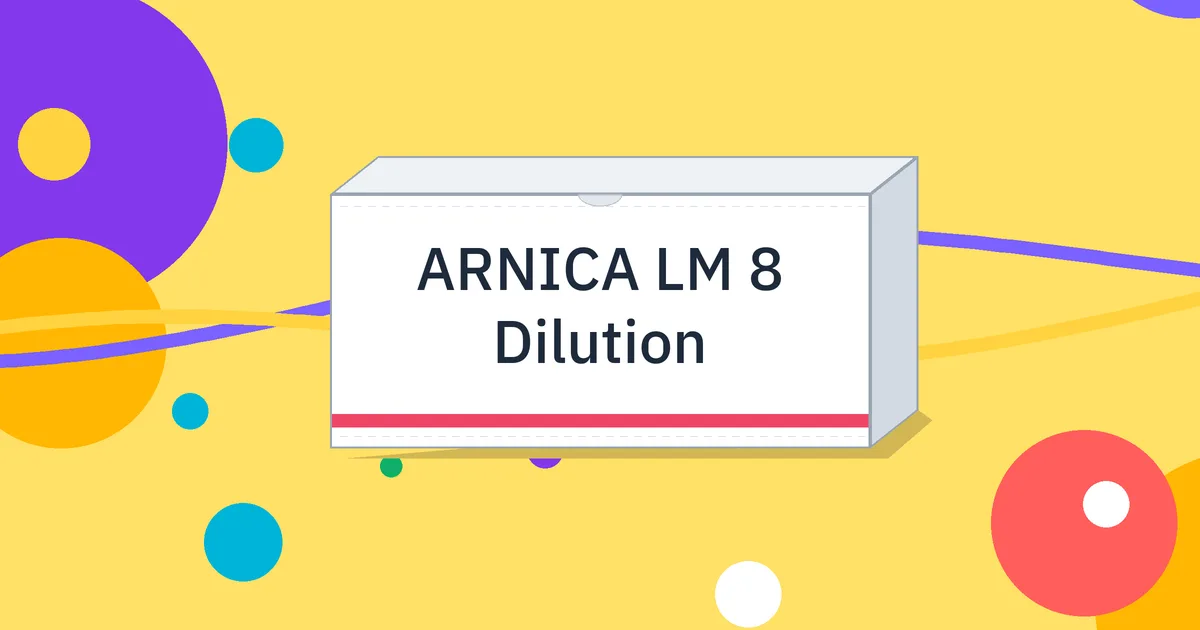 Symbolbild: Packung mit der Aufschrift ARNICA LM 8 Dilution (PZN 12770424) – Verfügbarkeit und Bezug in Apotheken in Frankfurt am Main