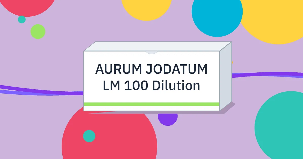 Symbolbild: Packung mit der Aufschrift AURUM JODATUM LM 100 Dilution (PZN 12784917) – Verfügbarkeit und Bezug in Apotheken in Frankfurt am Main