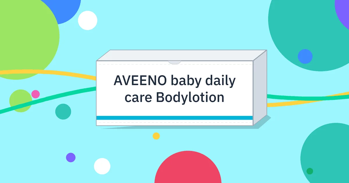 Symbolbild: Packung mit der Aufschrift AVEENO baby daily care Bodylotion (PZN 19899635) – Verfügbarkeit und Bezug in Apotheken in Frankfurt am Main