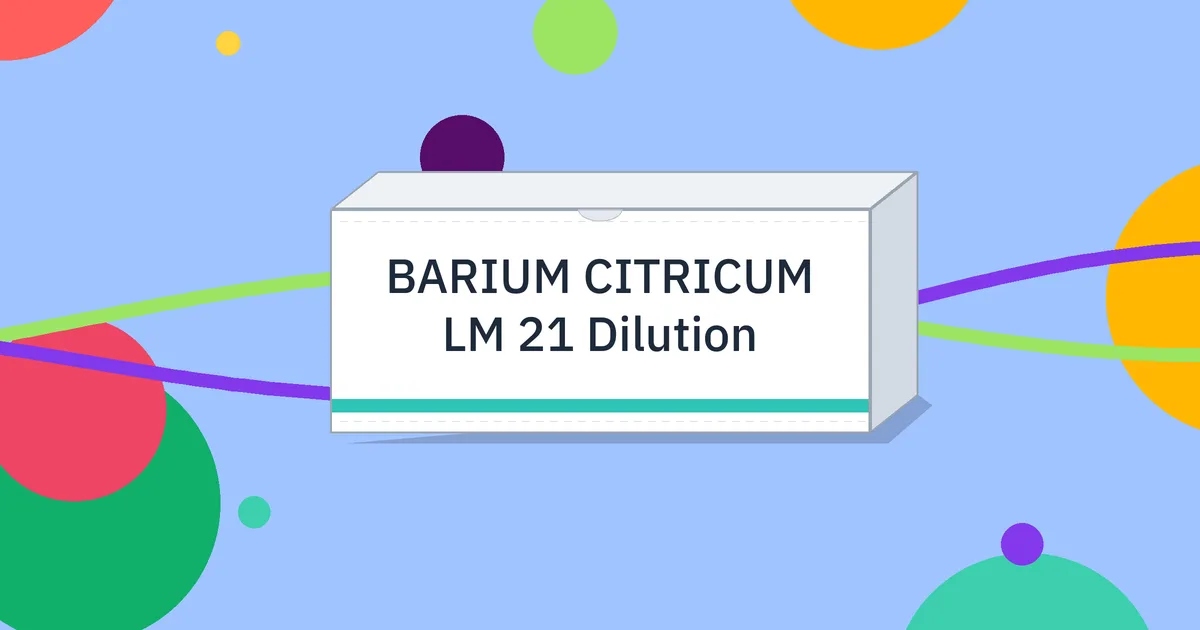 Symbolbild: Packung mit der Aufschrift BARIUM CITRICUM LM 21 Dilution (PZN 12789493) – Verfügbarkeit und Bezug in Apotheken in Frankfurt am Main