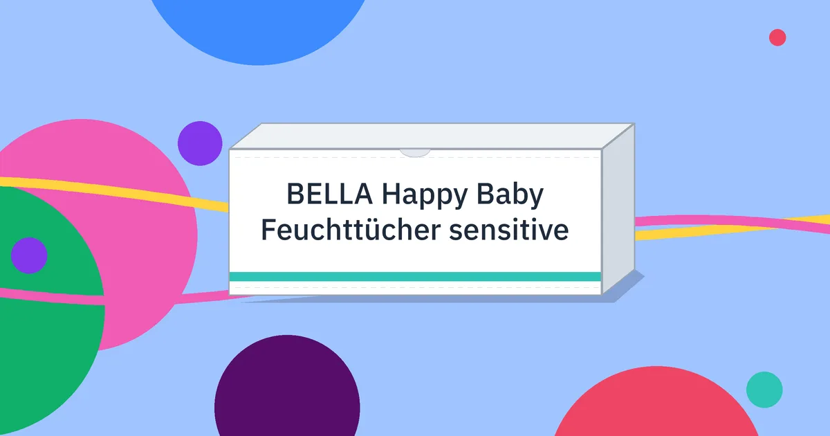 Symbolbild: Packung mit der Aufschrift BELLA Happy Baby Feuchttücher sensitive (PZN 15206457) – Verfügbarkeit und Bezug in Apotheken in Frankfurt am Main