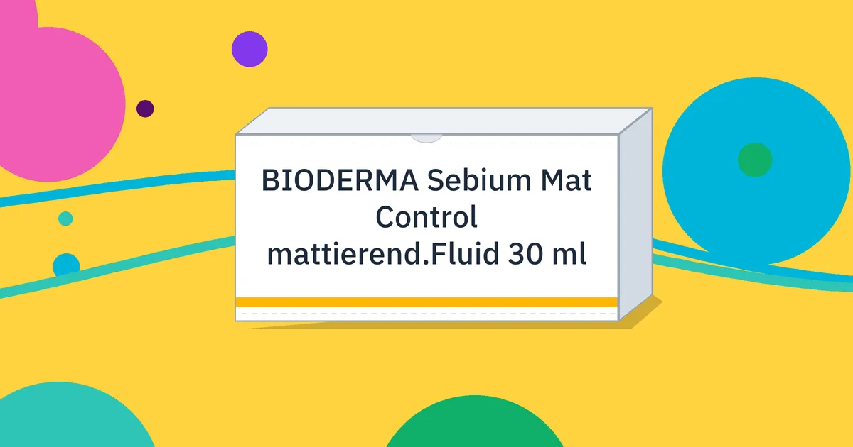 Symbolbild: Packung mit der Aufschrift BIODERMA Sebium Mat Control mattierend.Fluid 30 ml (PZN 12477434) – Verfügbarkeit und Bezug in Apotheken in Frankfurt am Main