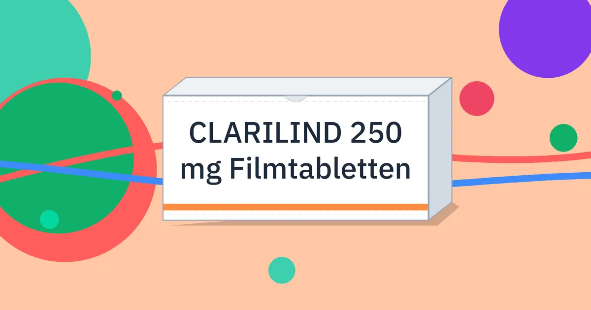 Symbolbild: Packung mit der Aufschrift CLARILIND 250 mg Filmtabletten (PZN 09060009) – Verfügbarkeit und Bezug in Apotheken in Frankfurt am Main
