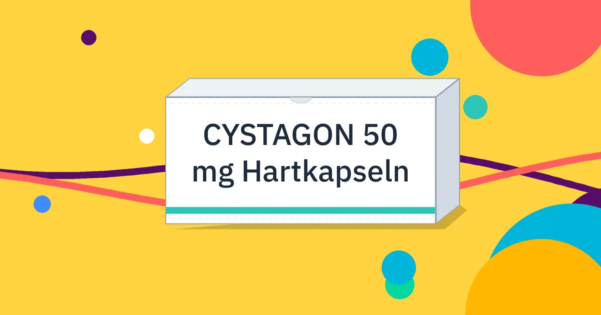 Symbolbild: Packung mit der Aufschrift CYSTAGON 50 mg Hartkapseln (PZN 09236187) – Verfügbarkeit und Bezug in Apotheken in Frankfurt am Main