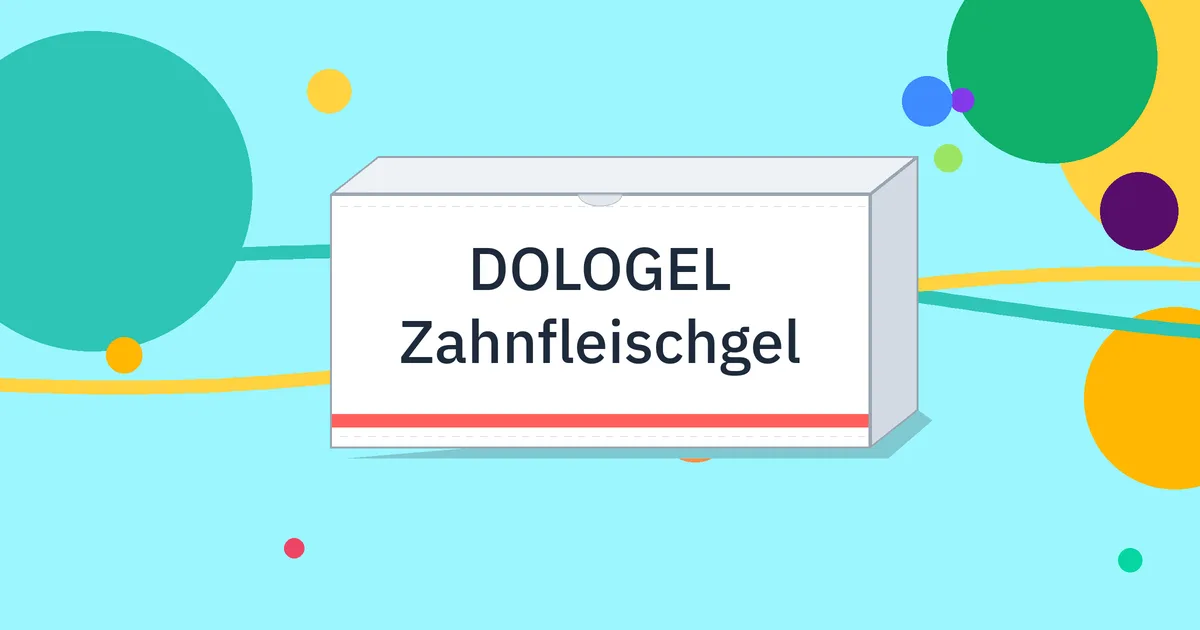 Symbolbild: Packung mit der Aufschrift DOLOGEL Zahnfleischgel (PZN 17639108) – Verfügbarkeit und Bezug in Apotheken in Frankfurt am Main