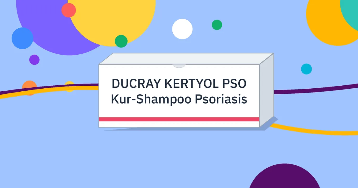 Symbolbild: Packung mit der Aufschrift DUCRAY KERTYOL PSO Kur-Shampoo Psoriasis (PZN 15628827) – Verfügbarkeit und Bezug in Apotheken in Frankfurt am Main
