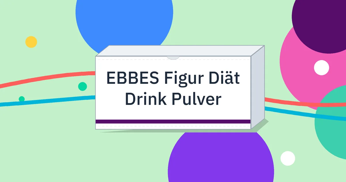 Symbolbild: Packung mit der Aufschrift EBBES Figur Diät Drink Pulver (PZN 02178156) – Verfügbarkeit und Bezug in Apotheken in Frankfurt am Main