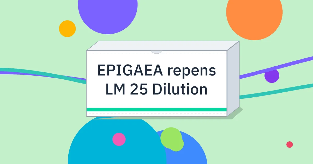 Symbolbild: Packung mit der Aufschrift EPIGAEA repens LM 25 Dilution (PZN 13471793) – Verfügbarkeit und Bezug in Apotheken in Frankfurt am Main