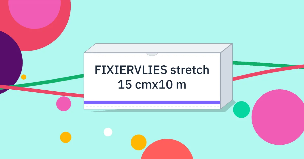 Symbolbild: Packung mit der Aufschrift FIXIERVLIES stretch 15 cmx10 m (PZN 13242443) – Verfügbarkeit und Bezug in Apotheken in Frankfurt am Main