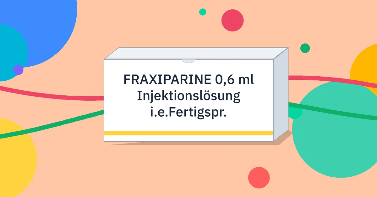Symbolbild: Packung mit der Aufschrift FRAXIPARINE 0,6 ml Injektionslösung i.e.Fertigspr. (PZN 11068277) – Verfügbarkeit und Bezug in Apotheken in Frankfurt am Main