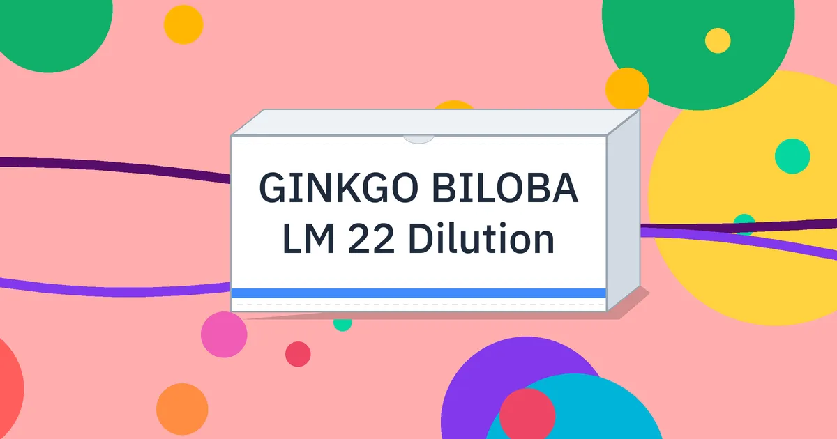 Symbolbild: Packung mit der Aufschrift GINKGO BILOBA LM 22 Dilution (PZN 12878179) – Verfügbarkeit und Bezug in Apotheken in Frankfurt am Main