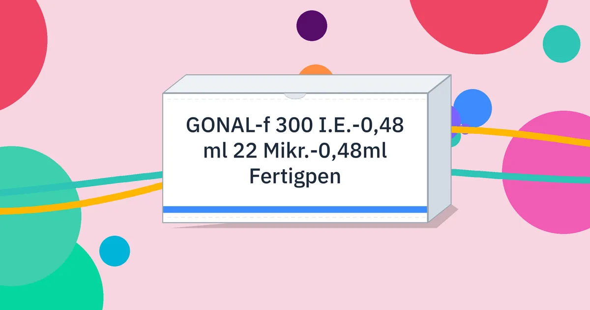 Symbolbild: Packung mit der Aufschrift GONAL-f 300 I.E.-0,48 ml 22 Mikr.-0,48ml Fertigpen (PZN 19637177) – Verfügbarkeit und Bezug in Apotheken in Frankfurt am Main