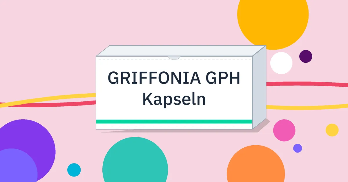 Symbolbild: Packung mit der Aufschrift GRIFFONIA GPH Kapseln (PZN 09377611) – Verfügbarkeit und Bezug in Apotheken in Frankfurt am Main