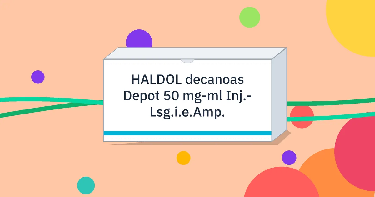 Symbolbild: Packung mit der Aufschrift HALDOL decanoas Depot 50 mg-ml Inj.-Lsg.i.e.Amp. (PZN 17839385) – Verfügbarkeit und Bezug in Apotheken in Frankfurt am Main