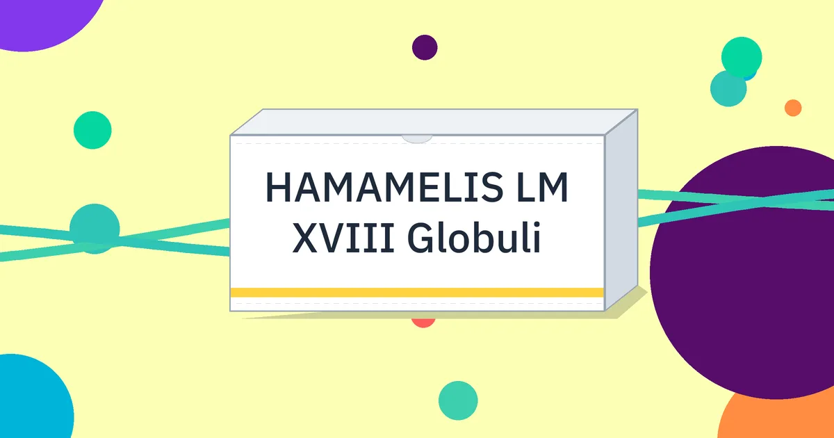 Symbolbild: Packung mit der Aufschrift HAMAMELIS LM XVIII Globuli (PZN 04505091) – Verfügbarkeit und Bezug in Apotheken in Frankfurt am Main