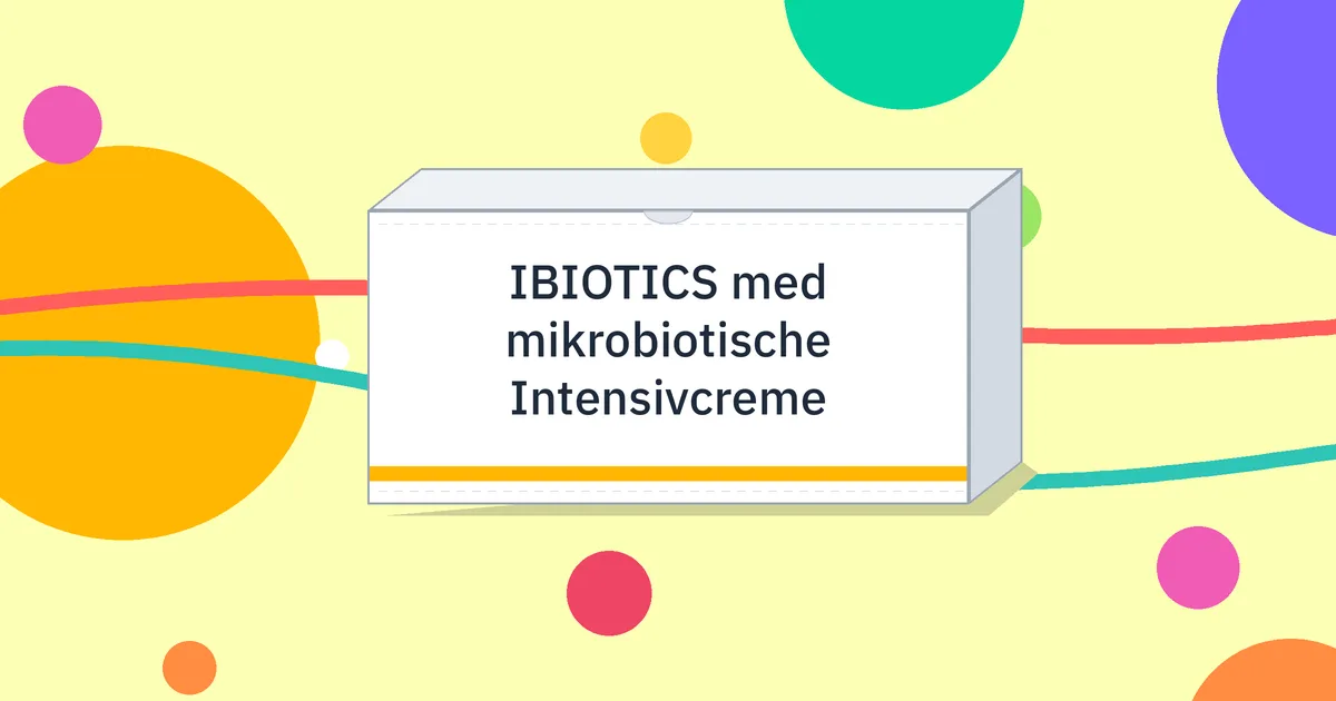Symbolbild: Packung mit der Aufschrift IBIOTICS med mikrobiotische Intensivcreme (PZN 14351542) – Verfügbarkeit und Bezug in Apotheken in Frankfurt am Main