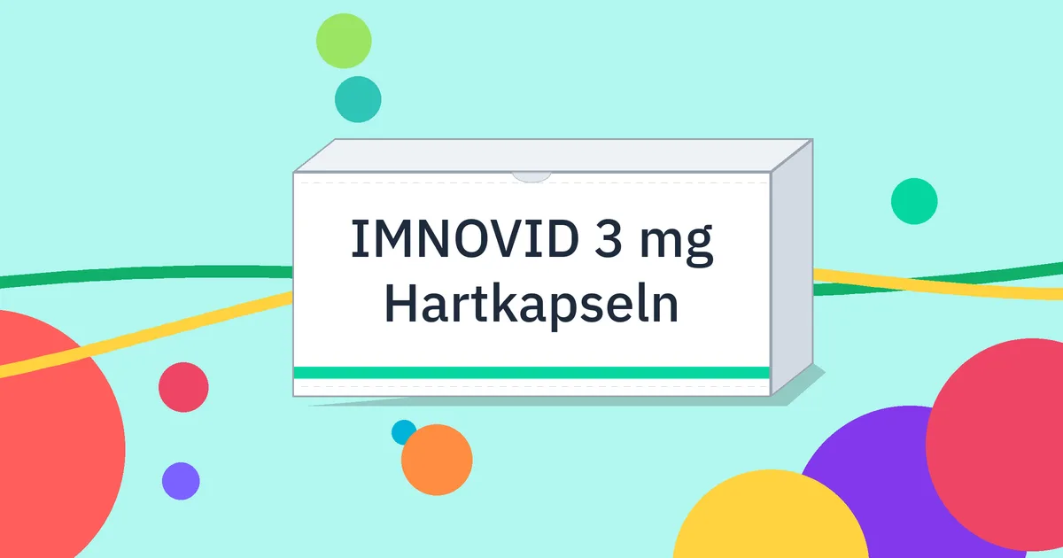 Symbolbild: Packung mit der Aufschrift IMNOVID 3 mg Hartkapseln (PZN 10022787) – Verfügbarkeit und Bezug in Apotheken in Frankfurt am Main