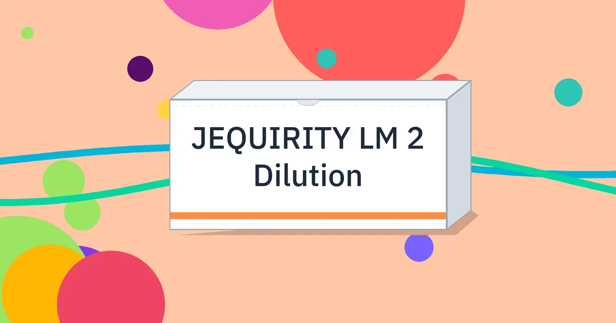 Symbolbild: Packung mit der Aufschrift JEQUIRITY LM 2 Dilution (PZN 13562662) – Verfügbarkeit und Bezug in Apotheken in Frankfurt am Main