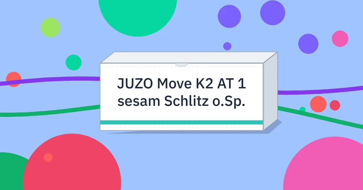 Symbolbild: Packung mit der Aufschrift JUZO Move K2 AT 1 sesam Schlitz o.Sp. (PZN 20670211) – Verfügbarkeit und Bezug in Apotheken in Frankfurt am Main