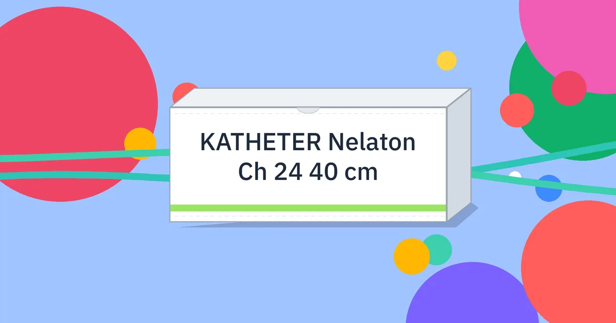 Symbolbild: Packung mit der Aufschrift KATHETER Nelaton Ch 24 40 cm (PZN 03655463) – Verfügbarkeit und Bezug in Apotheken in Frankfurt am Main