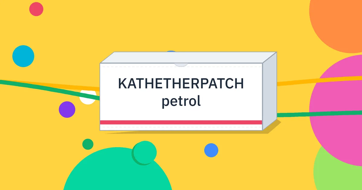 Symbolbild: Packung mit der Aufschrift KATHETHERPATCH petrol (PZN 19867109) – Verfügbarkeit und Bezug in Apotheken in Frankfurt am Main