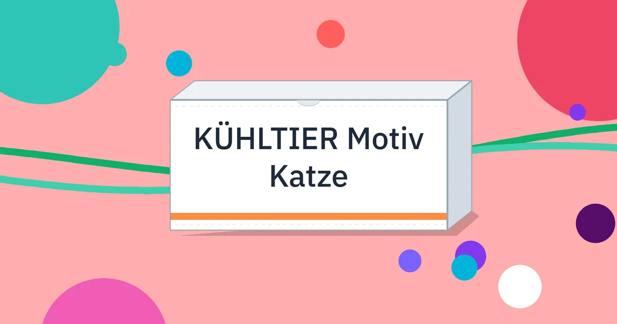 Symbolbild: Packung mit der Aufschrift KÜHLTIER Motiv Katze (PZN 14143200) – Verfügbarkeit und Bezug in Apotheken in Frankfurt am Main