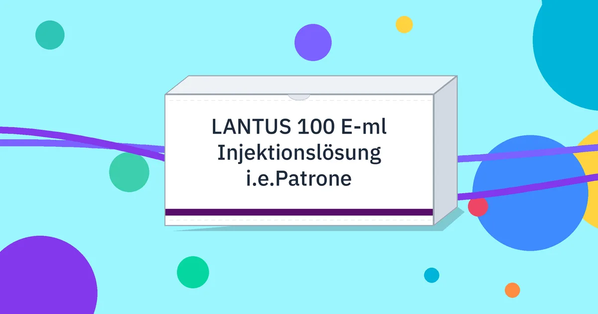 Symbolbild: Packung mit der Aufschrift LANTUS 100 E-ml Injektionslösung i.e.Patrone (PZN 17622958) – Verfügbarkeit und Bezug in Apotheken in Frankfurt am Main