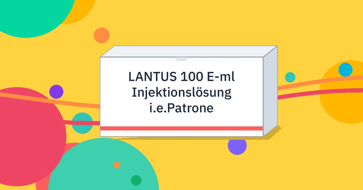 Symbolbild: Packung mit der Aufschrift LANTUS 100 E-ml Injektionslösung i.e.Patrone (PZN 19340201) – Verfügbarkeit und Bezug in Apotheken in Frankfurt am Main