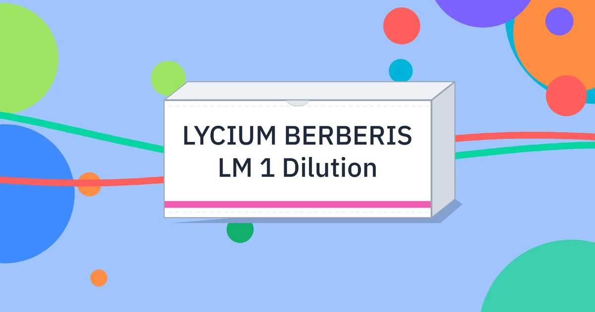 Symbolbild: Packung mit der Aufschrift LYCIUM BERBERIS LM 1 Dilution (PZN 13536972) – Verfügbarkeit und Bezug in Apotheken in Frankfurt am Main