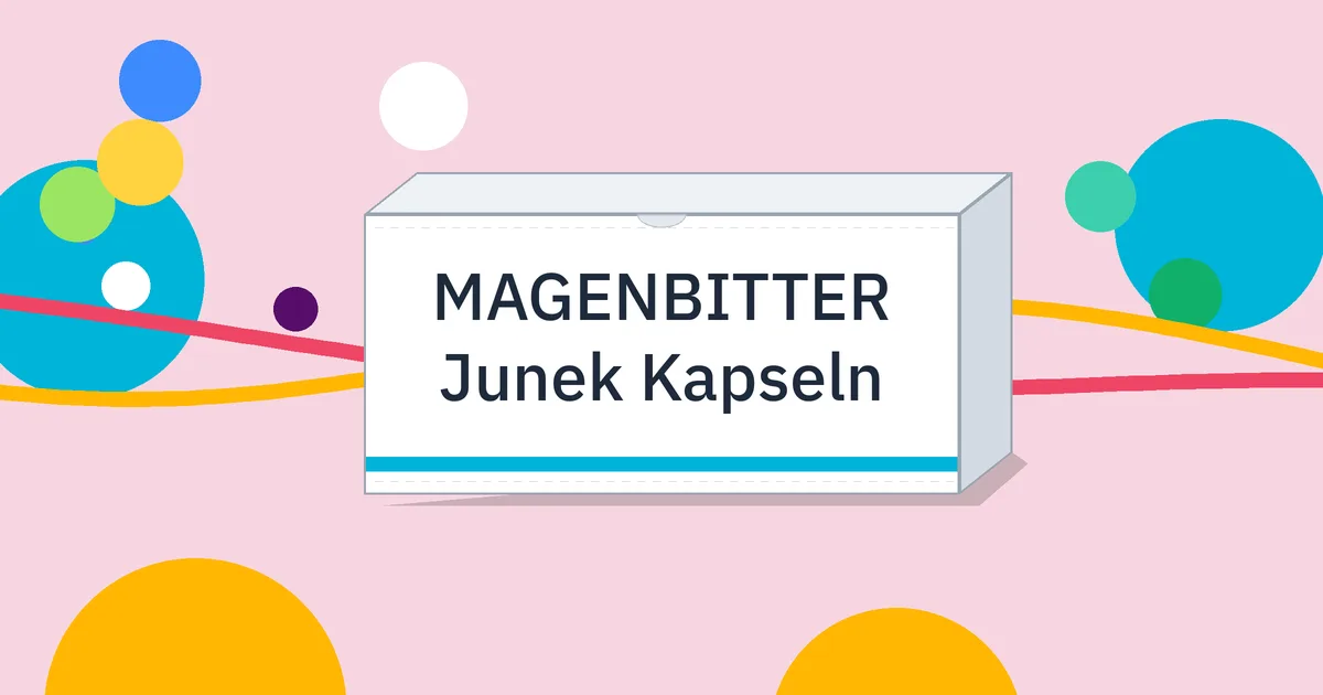 Symbolbild: Packung mit der Aufschrift MAGENBITTER Junek Kapseln (PZN 10052133) – Verfügbarkeit und Bezug in Apotheken in Frankfurt am Main