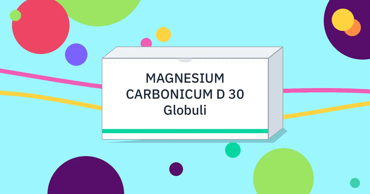 Symbolbild: Packung mit der Aufschrift MAGNESIUM CARBONICUM D 30 Globuli (PZN 15305142) – Verfügbarkeit und Bezug in Apotheken in Frankfurt am Main