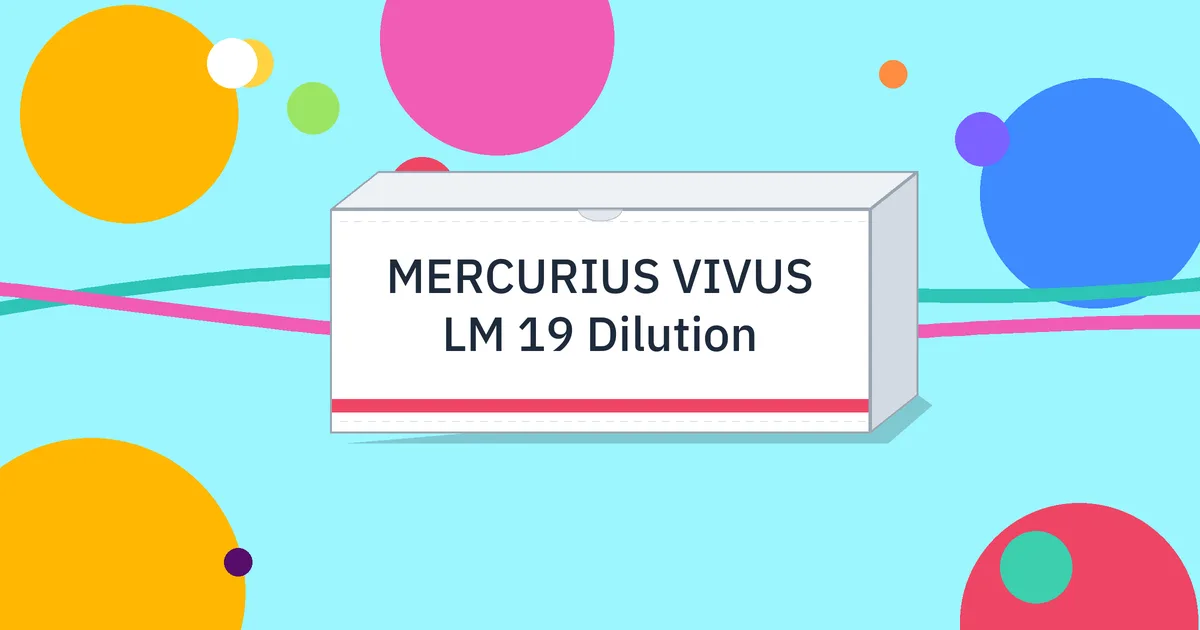 Symbolbild: Packung mit der Aufschrift MERCURIUS VIVUS LM 19 Dilution (PZN 12955081) – Verfügbarkeit und Bezug in Apotheken in Frankfurt am Main