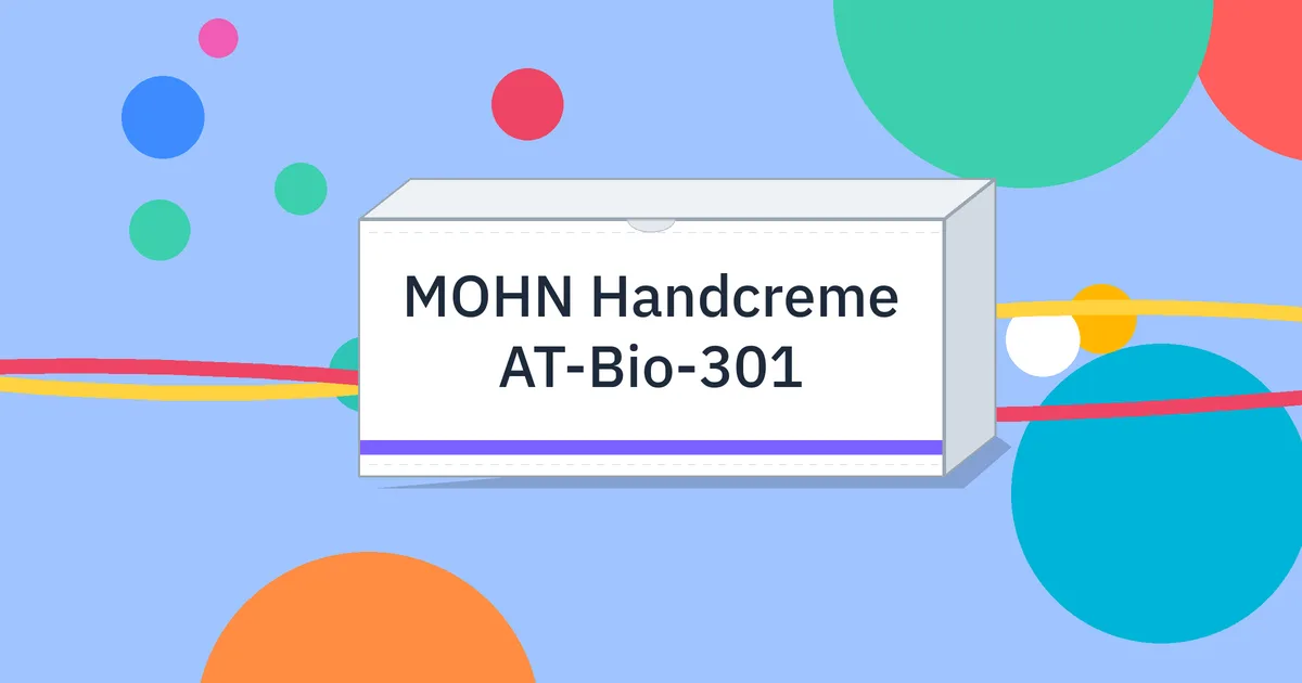 Symbolbild: Packung mit der Aufschrift MOHN Handcreme AT-Bio-301 (PZN 17274960) – Verfügbarkeit und Bezug in Apotheken in Frankfurt am Main