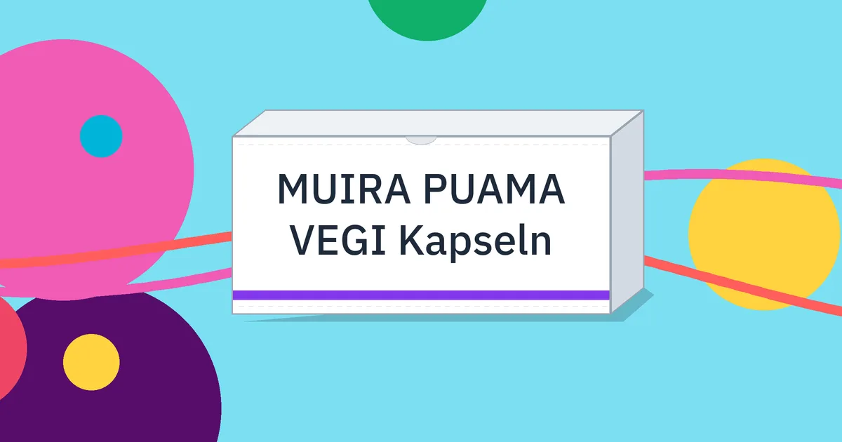 Symbolbild: Packung mit der Aufschrift MUIRA PUAMA VEGI Kapseln (PZN 03850360) – Verfügbarkeit und Bezug in Apotheken in Frankfurt am Main