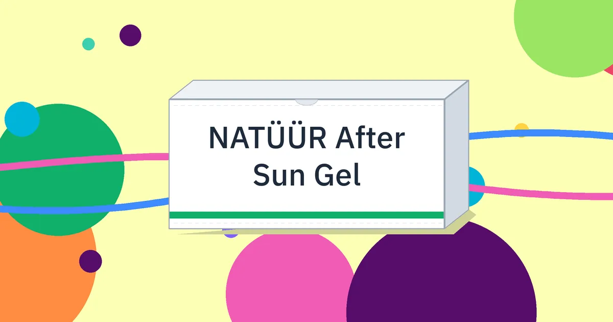 Symbolbild: Packung mit der Aufschrift NATÜÜR After Sun Gel (PZN 19360190) – Verfügbarkeit und Bezug in Apotheken in Frankfurt am Main