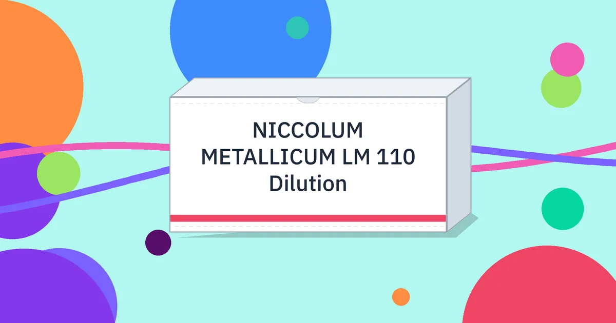 Symbolbild: Packung mit der Aufschrift NICCOLUM METALLICUM LM 110 Dilution (PZN 12968468) – Verfügbarkeit und Bezug in Apotheken in Frankfurt am Main