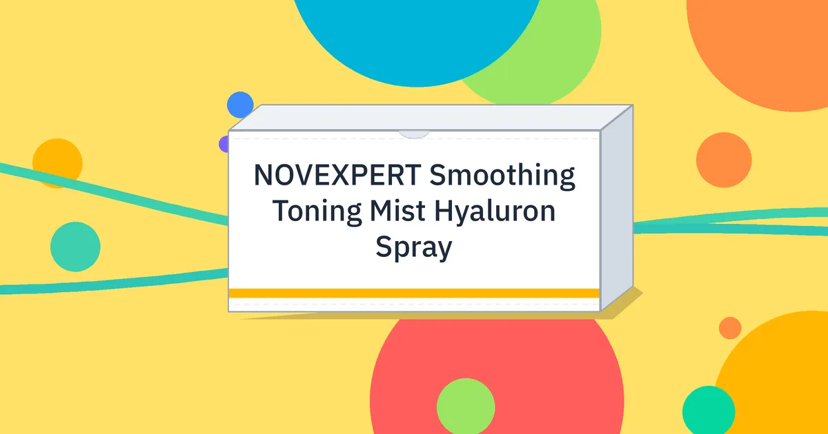 Symbolbild: Packung mit der Aufschrift NOVEXPERT Smoothing Toning Mist Hyaluron Spray (PZN 19147438) – Verfügbarkeit und Bezug in Apotheken in Frankfurt am Main