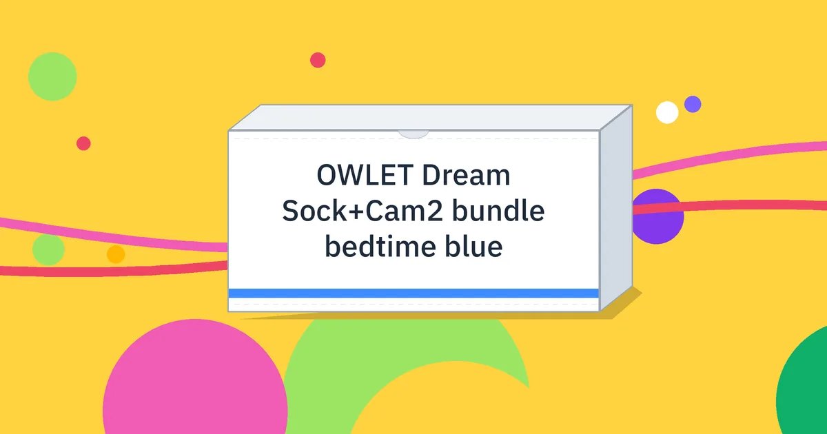 Symbolbild: Packung mit der Aufschrift OWLET Dream Sock+Cam2 bundle bedtime blue (PZN 19374022) – Verfügbarkeit und Bezug in Apotheken in Frankfurt am Main