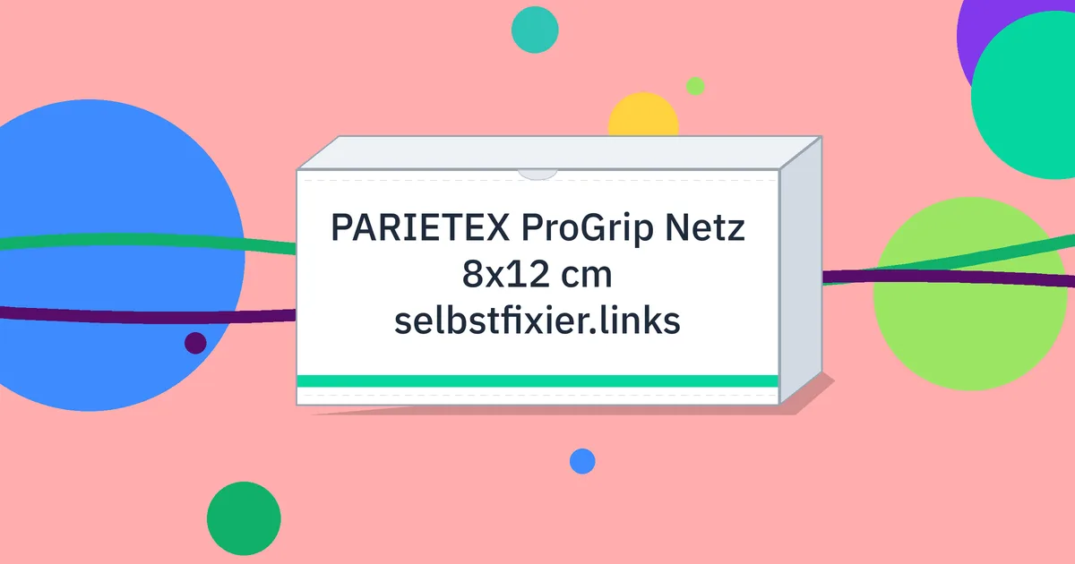 Symbolbild: Packung mit der Aufschrift PARIETEX ProGrip Netz 8x12 cm selbstfixier.links (PZN 09153449) – Verfügbarkeit und Bezug in Apotheken in Frankfurt am Main