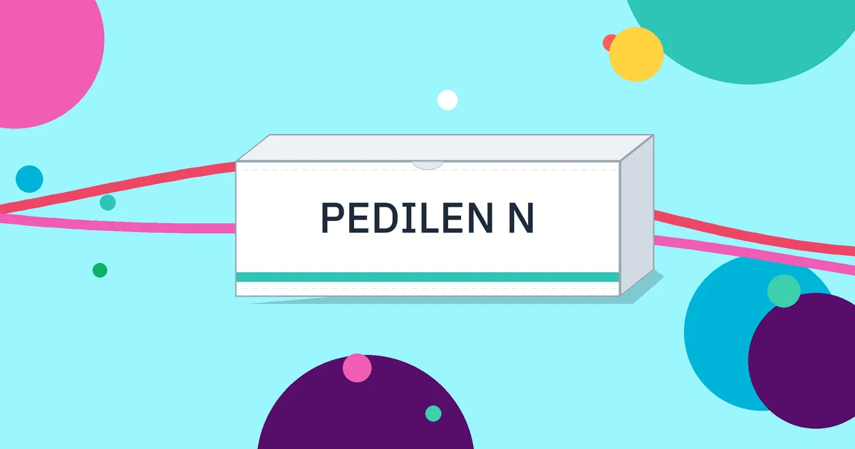 Symbolbild: Packung mit der Aufschrift PEDILEN N (PZN 07569022) – Verfügbarkeit und Bezug in Apotheken in Frankfurt am Main