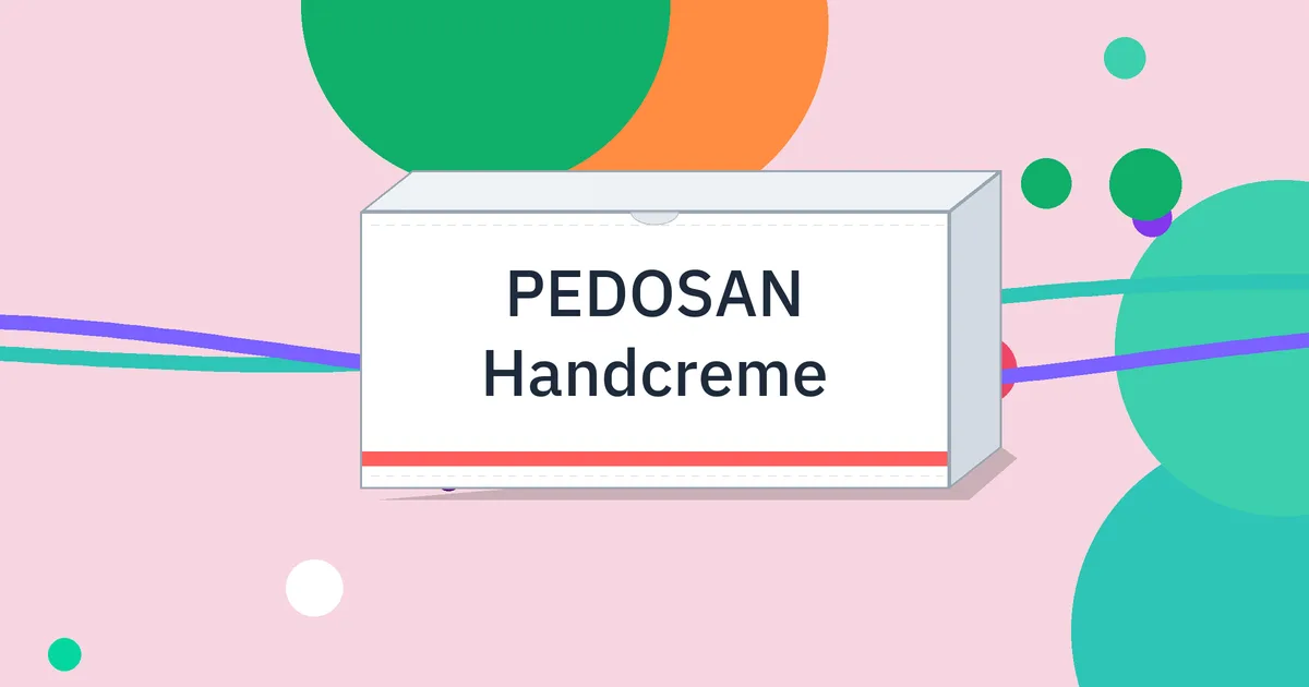 Symbolbild: Packung mit der Aufschrift PEDOSAN Handcreme (PZN 15238322) – Verfügbarkeit und Bezug in Apotheken in Frankfurt am Main